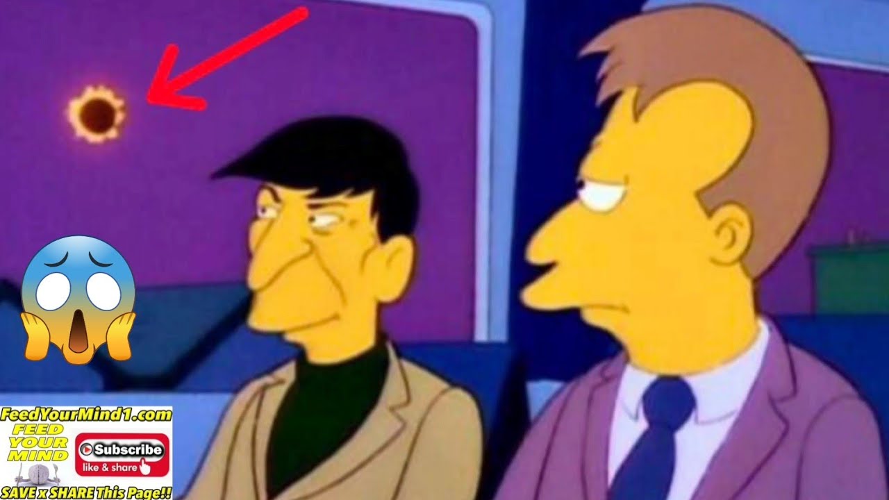 Simpsons STRANGE April 8th Eclipse Episode MAY DISTURB YOU‼️😱 | FYM ...