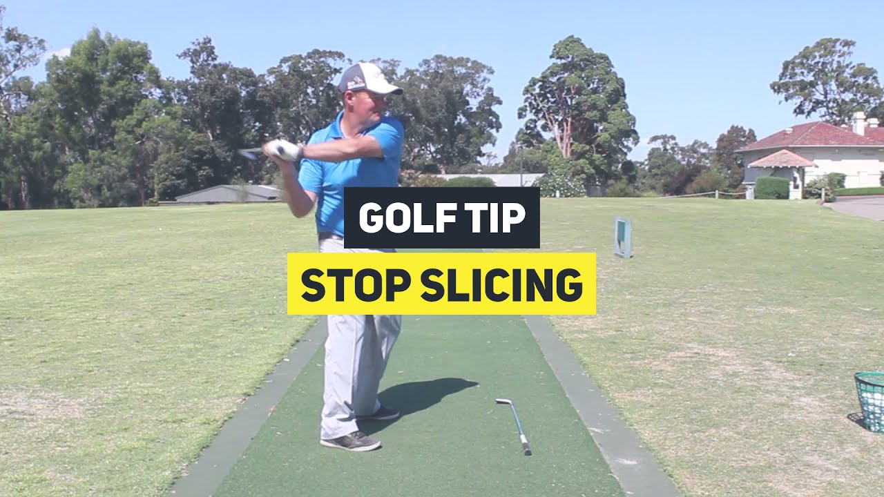 How To Stop Slicing || Golf Tip - YouTube