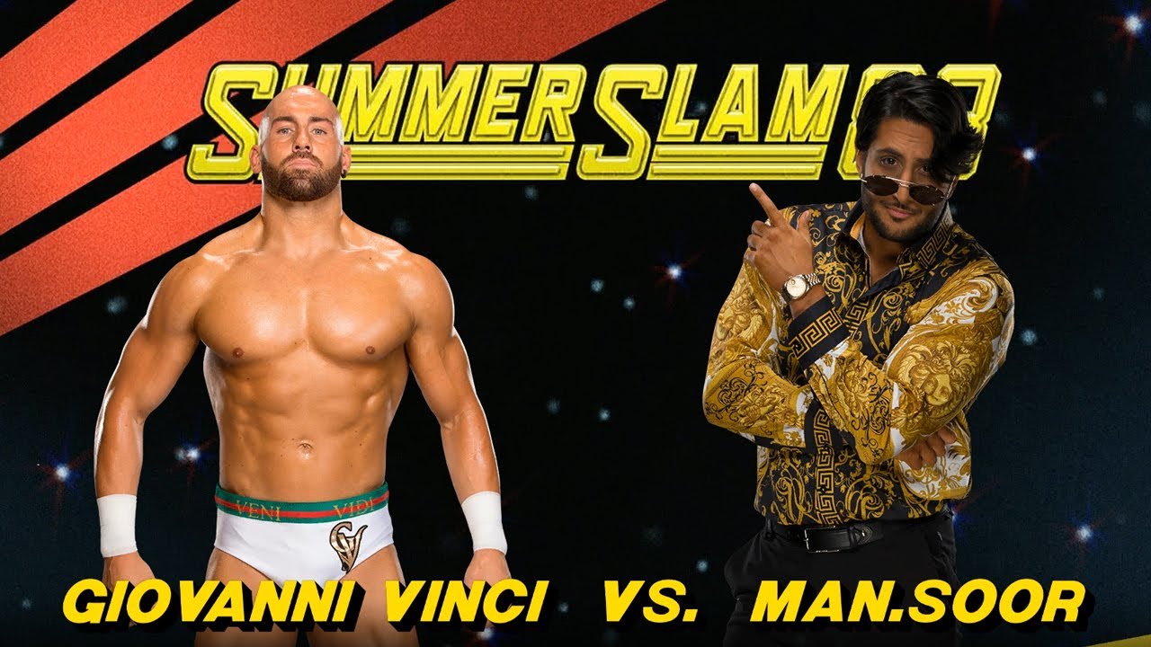 WWE 2K23 GIO VANNI VINCI VS MAN SOOR - YouTube