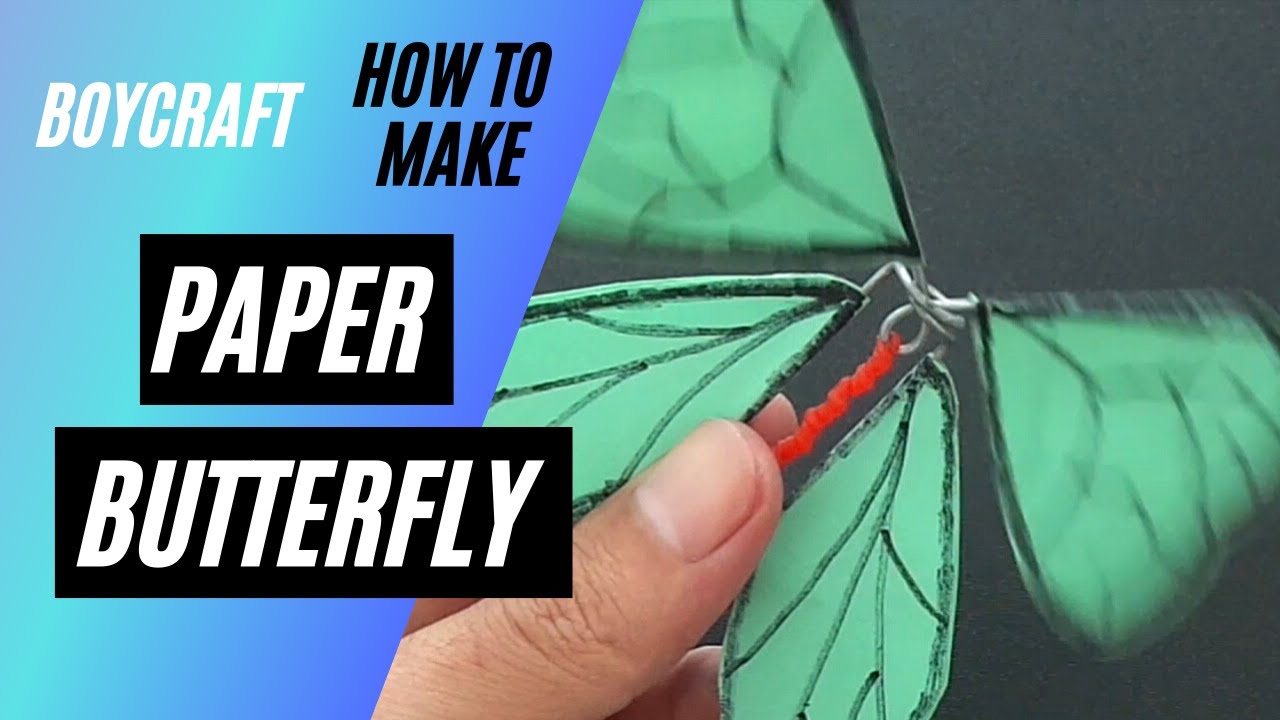 How To Make Butterfly Can Fly With Paper Easy DIY BoyCraft YouTube how-to-make-butterfly-can-fly-with-paper-easy-diy-boycraft-youtube