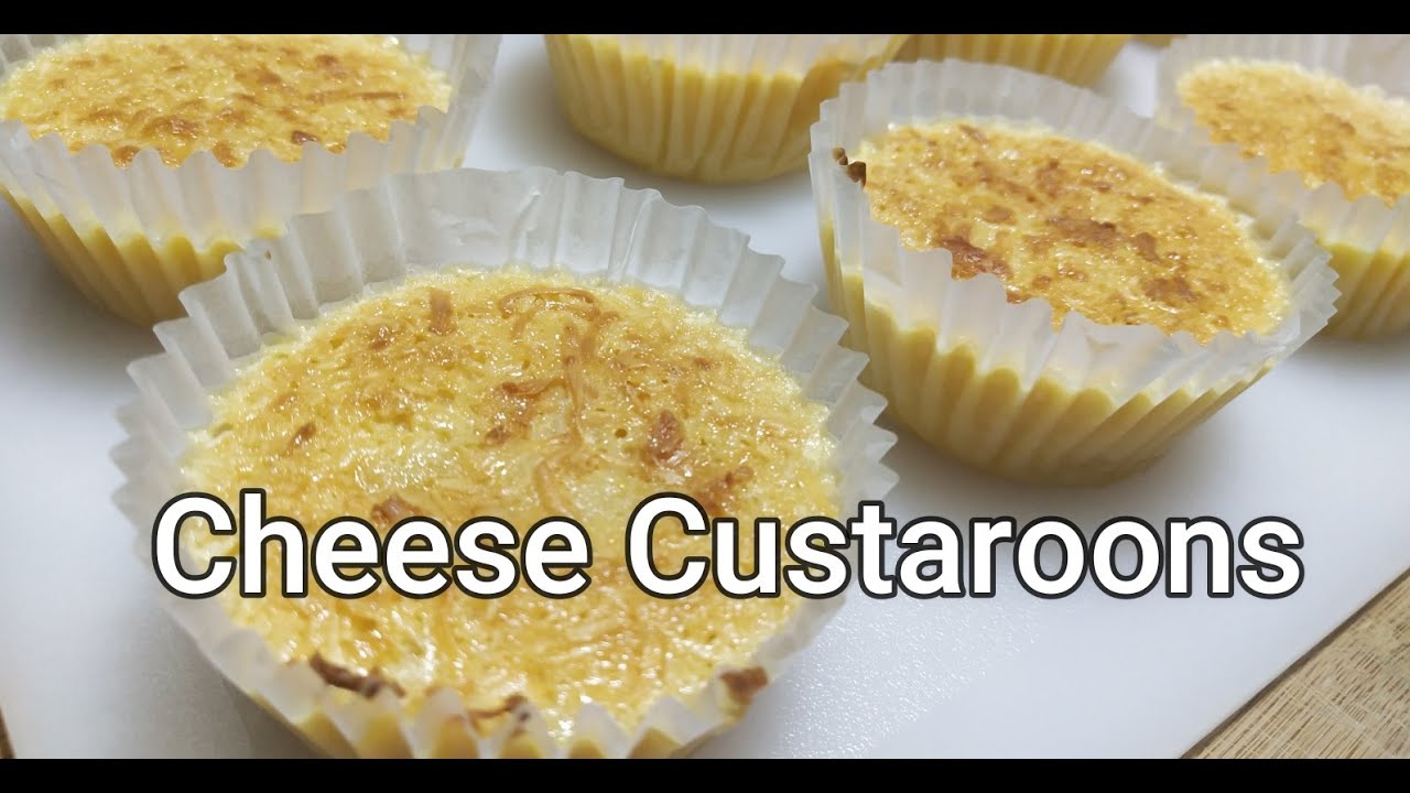 CUSTAROONS RECIPE | CUSTARD CHEESE COCONUT MACAROONS. TastePh - YouTube