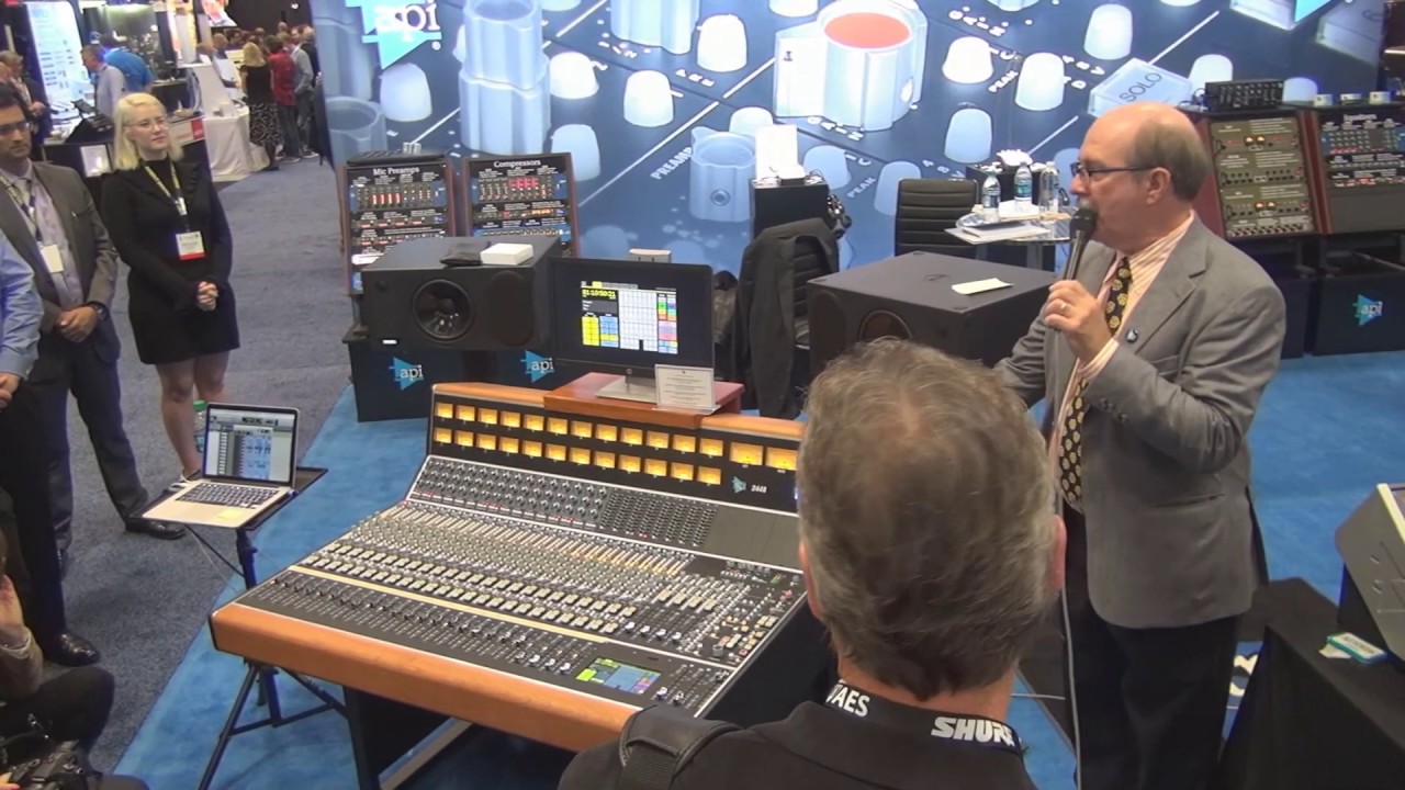 API's New 2448 and 1608-II Console Debut at AES 2018 - YouTube