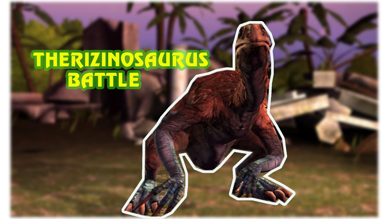 THERIZINOSAURUS BATTLE II Jurassic World The Game II Dinosaurs Game ...