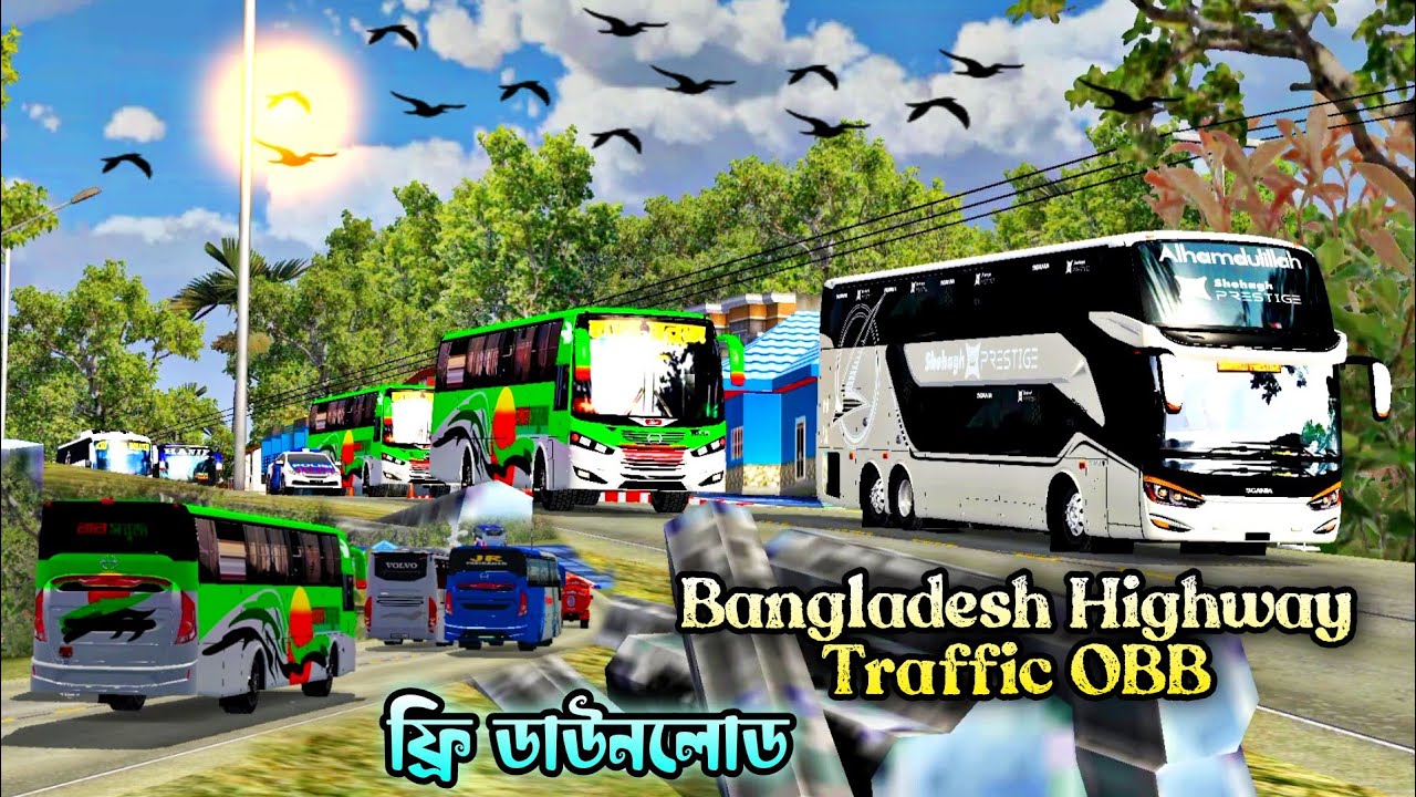 Bangladesh Highway Traffic OBB V3.7.1 For Bussid | Bus Simulator ...