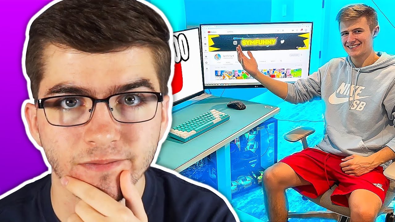 Reacting To Symfuhny $20,000 Gaming Setup Tour! - YouTube