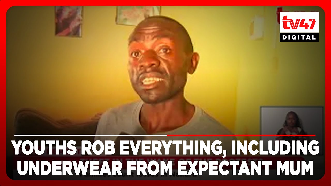 Youths rob everything, including underwear from expectant mum - YouTube