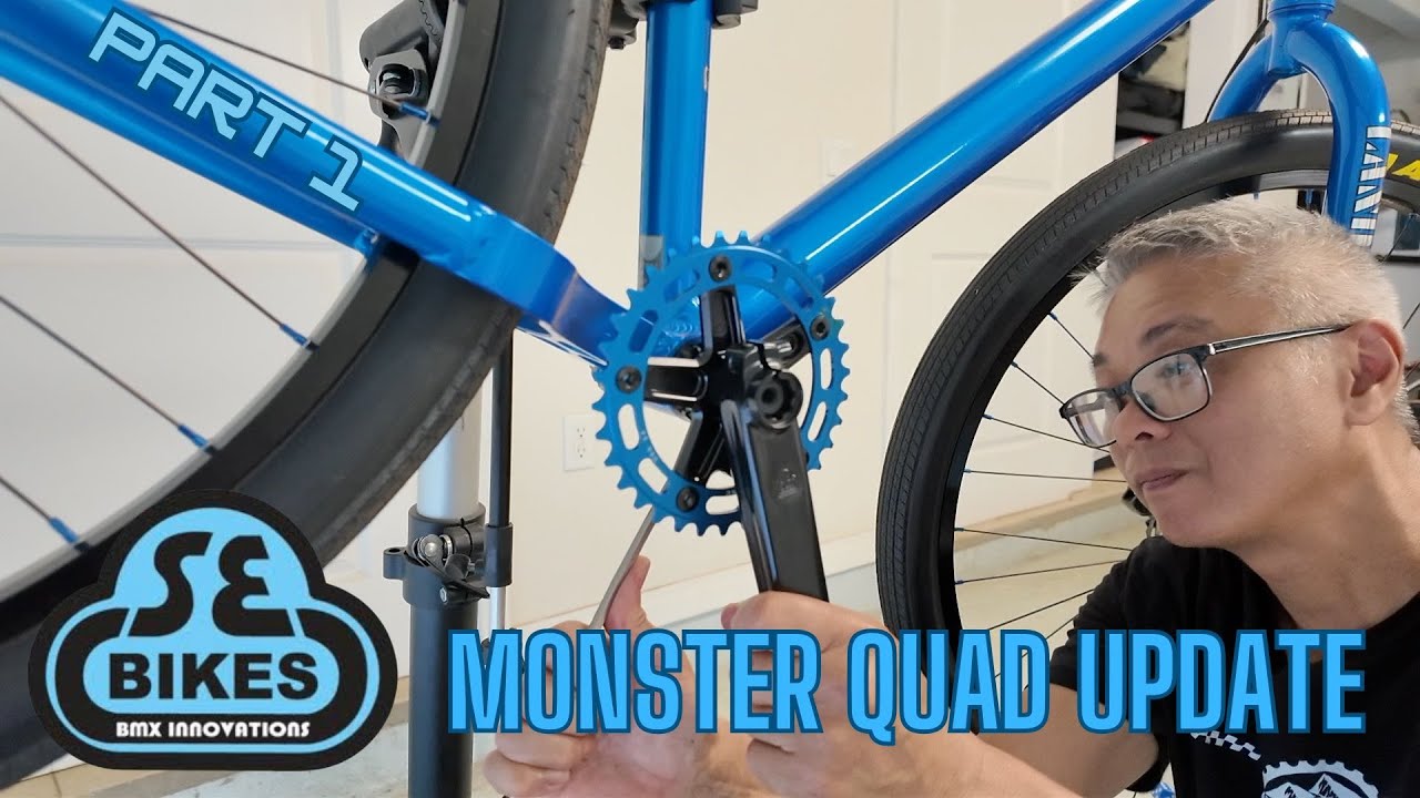 Giving the SE Bikes Monster Quad Some Fresh New Parts - YouTube