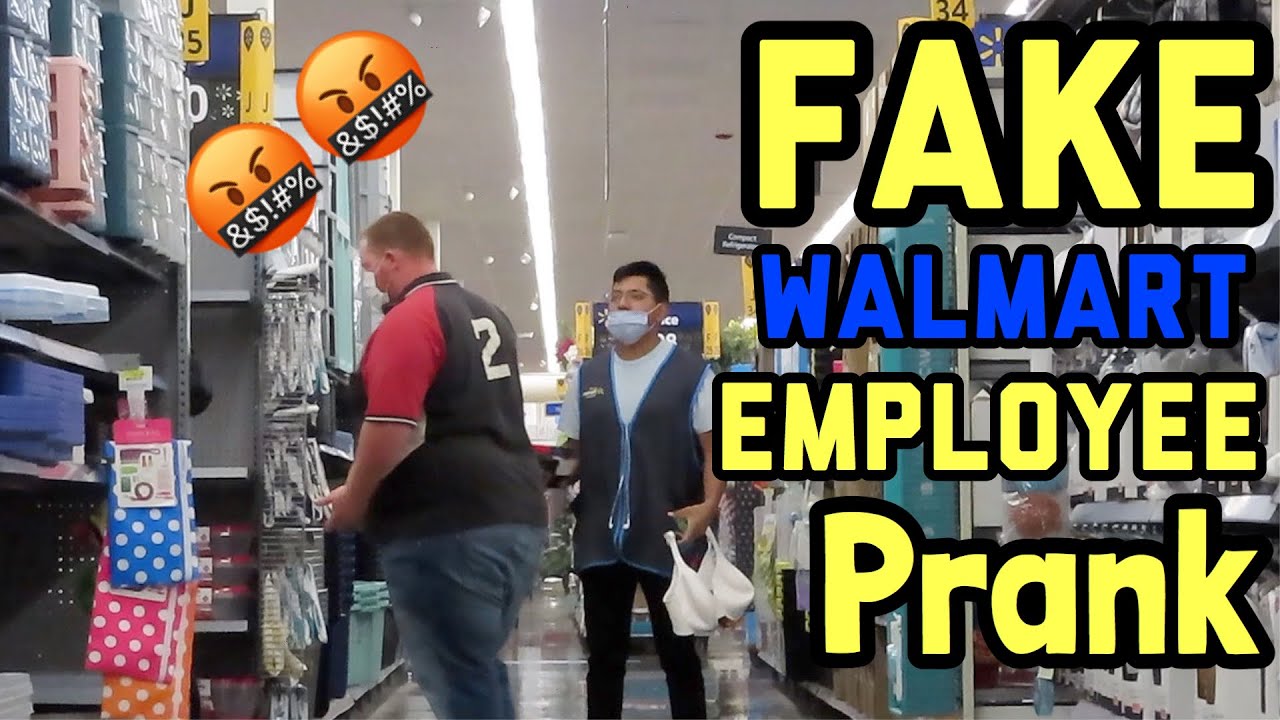 Fake Walmart Employee Prank *Almost Got Caught* - YouTube