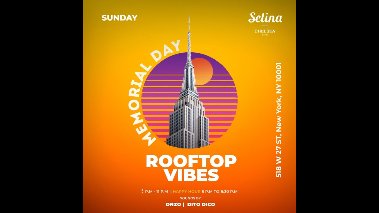 Selina Rooftop Live Stream - YouTube