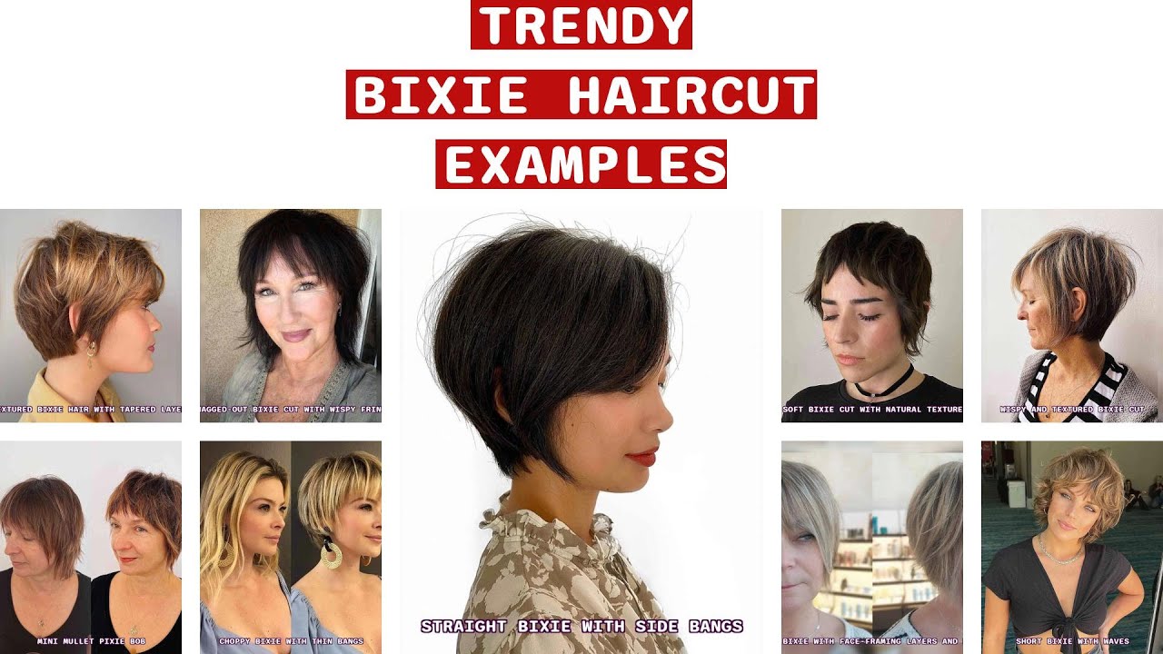 Trendy Bixie Haircut Examples - YouTube