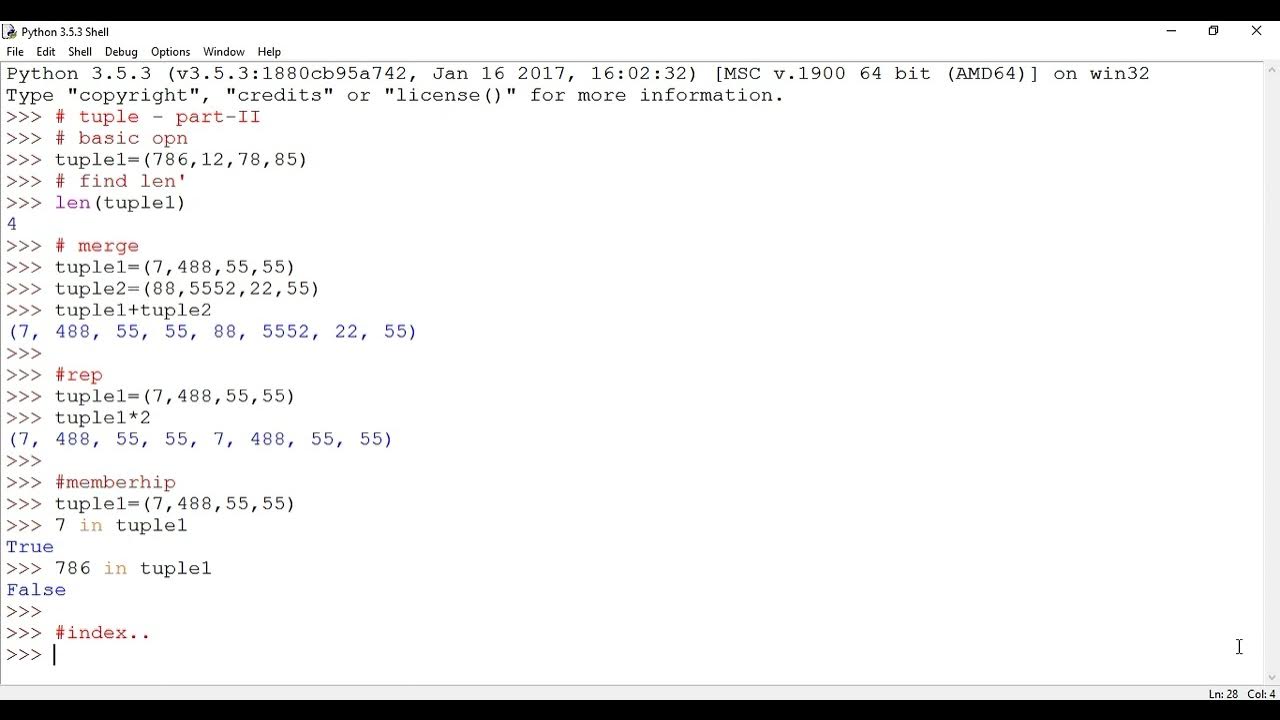 11 Tuple Part 2 - YouTube