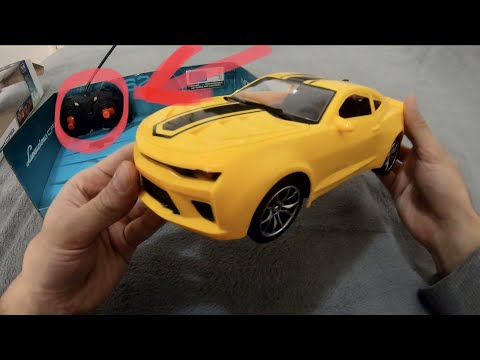 Unboxing PART 4 : RC Camaro Bumblebee / sport car toy