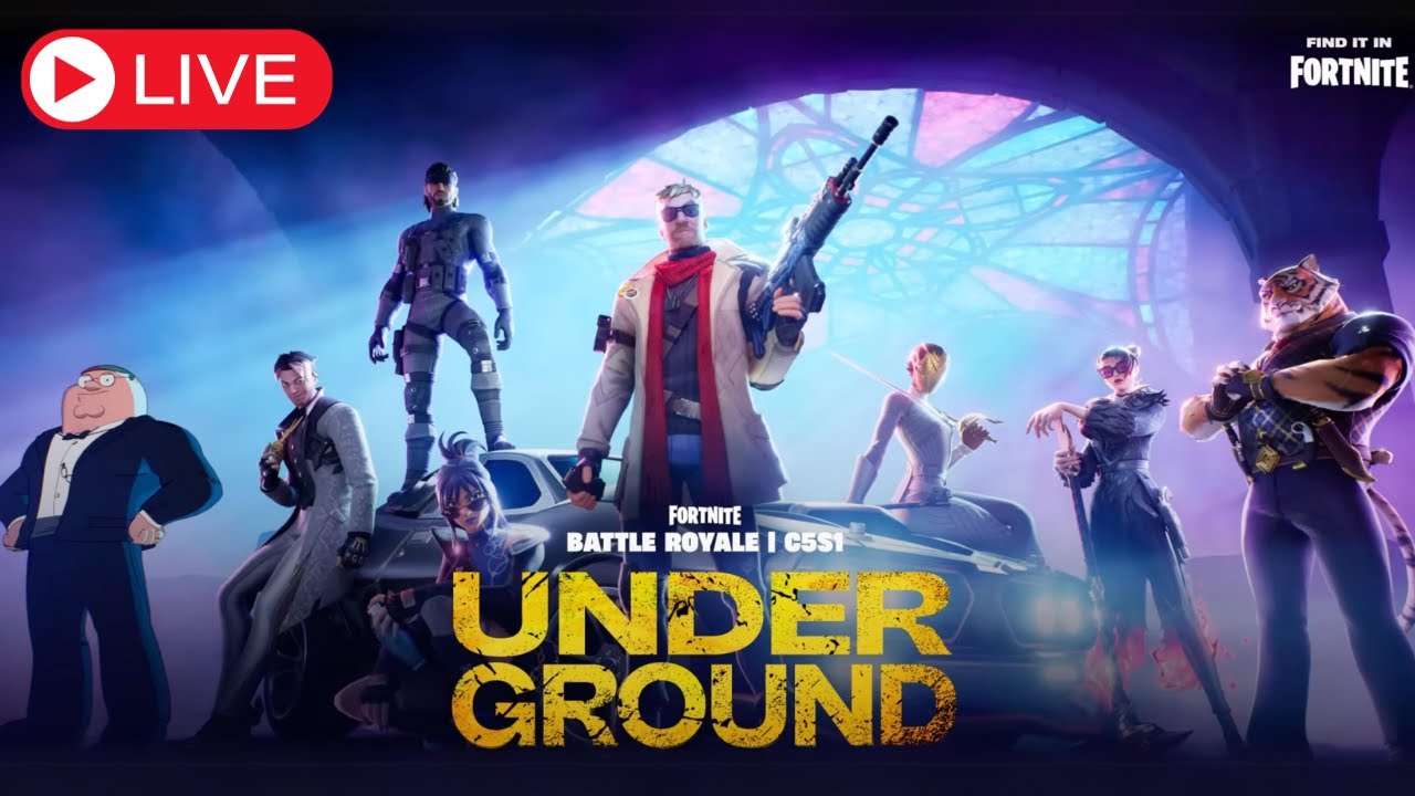 Fortnite Battle Royale Chapter 5 Launch Trailer (Underground) - YouTube