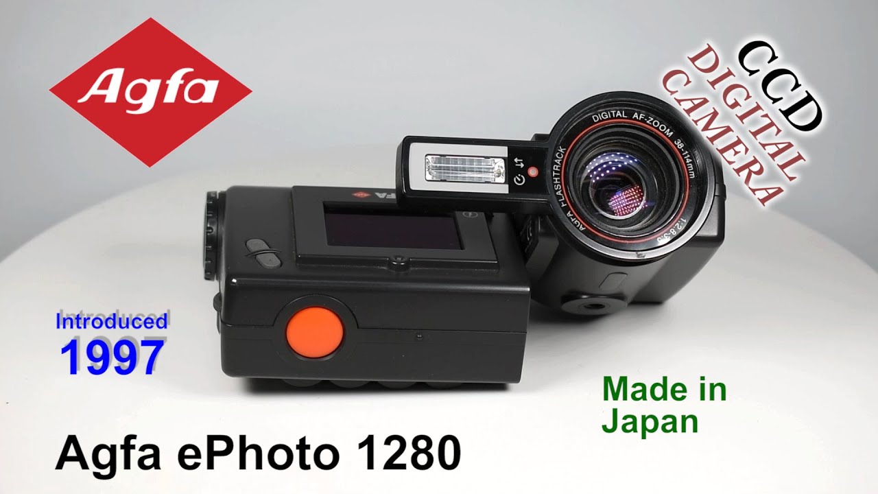 1997 Agfa ePhoto 1280 - CCD Digital Camera - YouTube