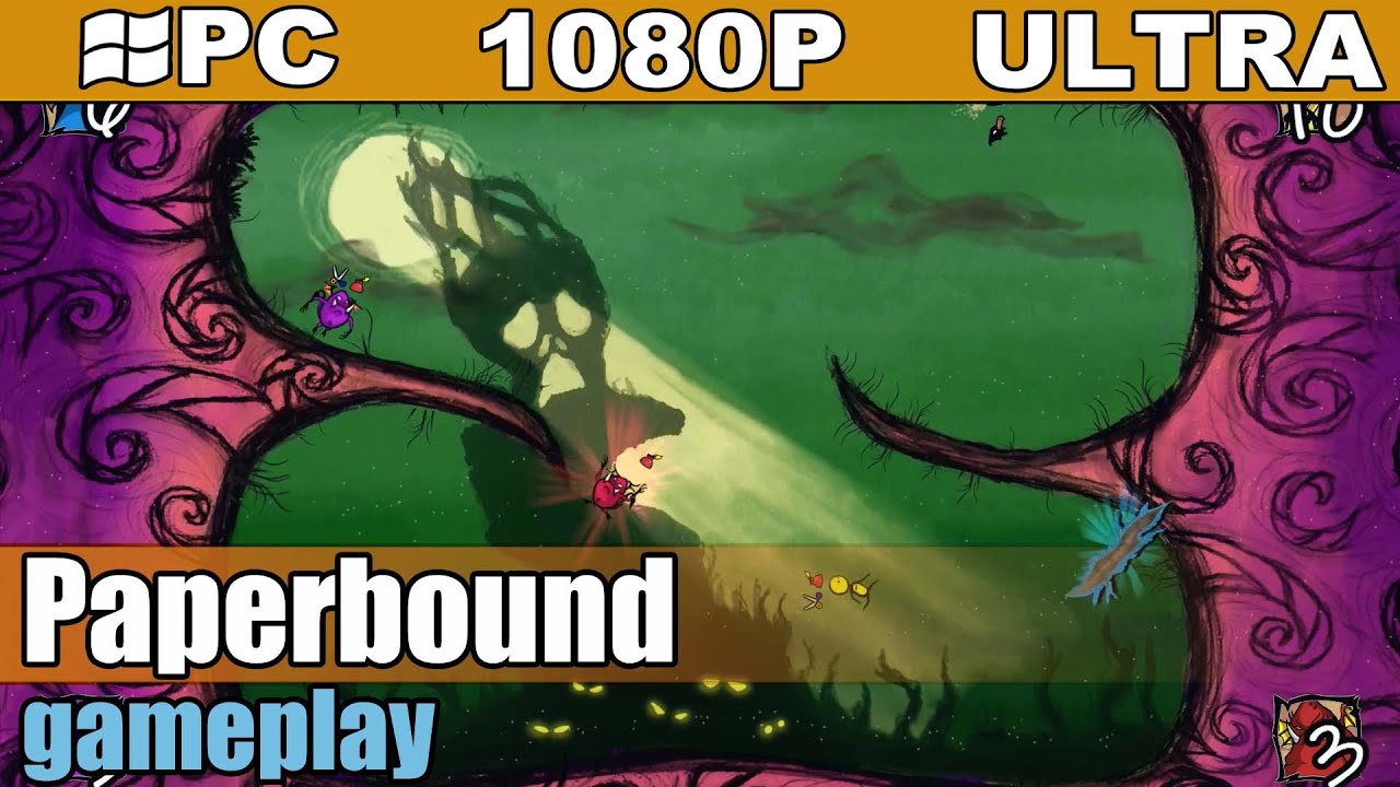 Paperbound gameplay HD [PC - 1080p] - Fast Placed Action Game - YouTube