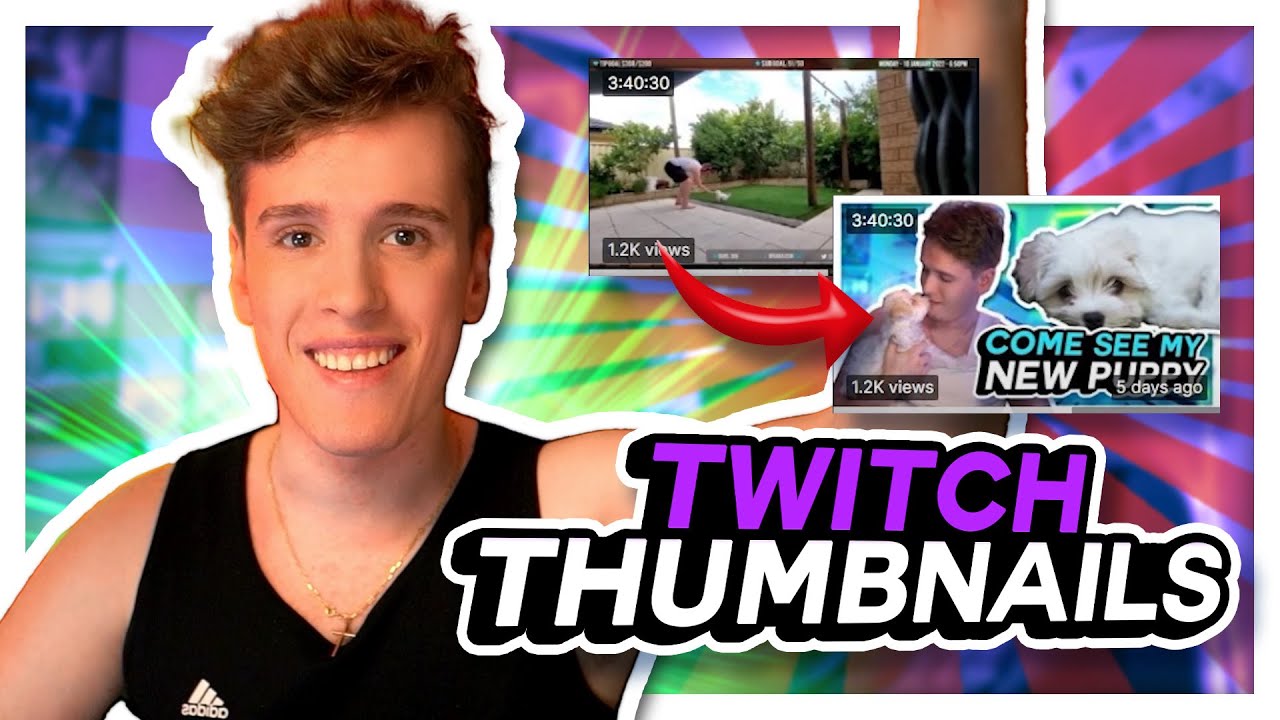 How to add THUMBNAILS to Twitch VODS - YouTube