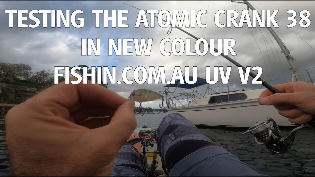 Testing the Bream Lure | Atomic Crank 38 in NEW colour fishin.com.au UV ...