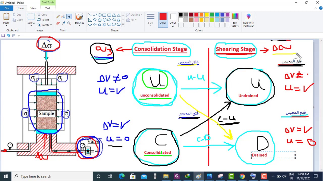Soil Shear Strength (Triaxial test part 2) 6 Eng: Ahmed Abdelaal - YouTube