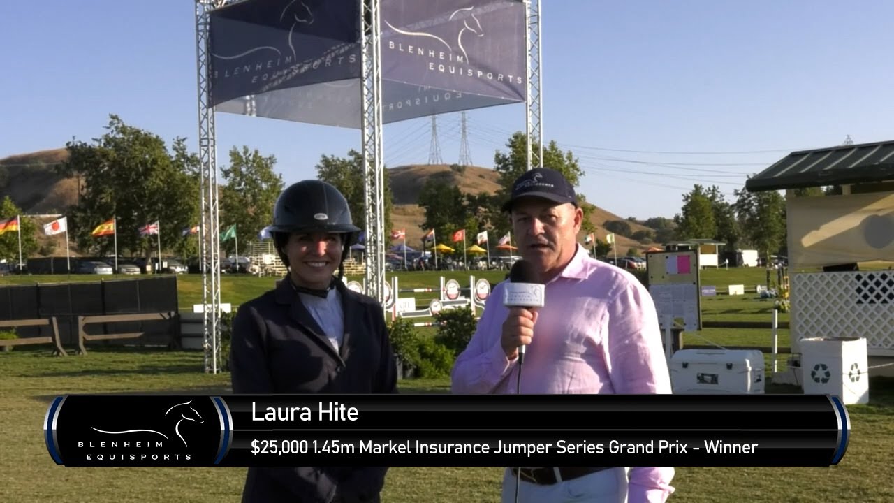 Interview and Winning Jump-Off Round with Laura Hite, Markel Insurance ...