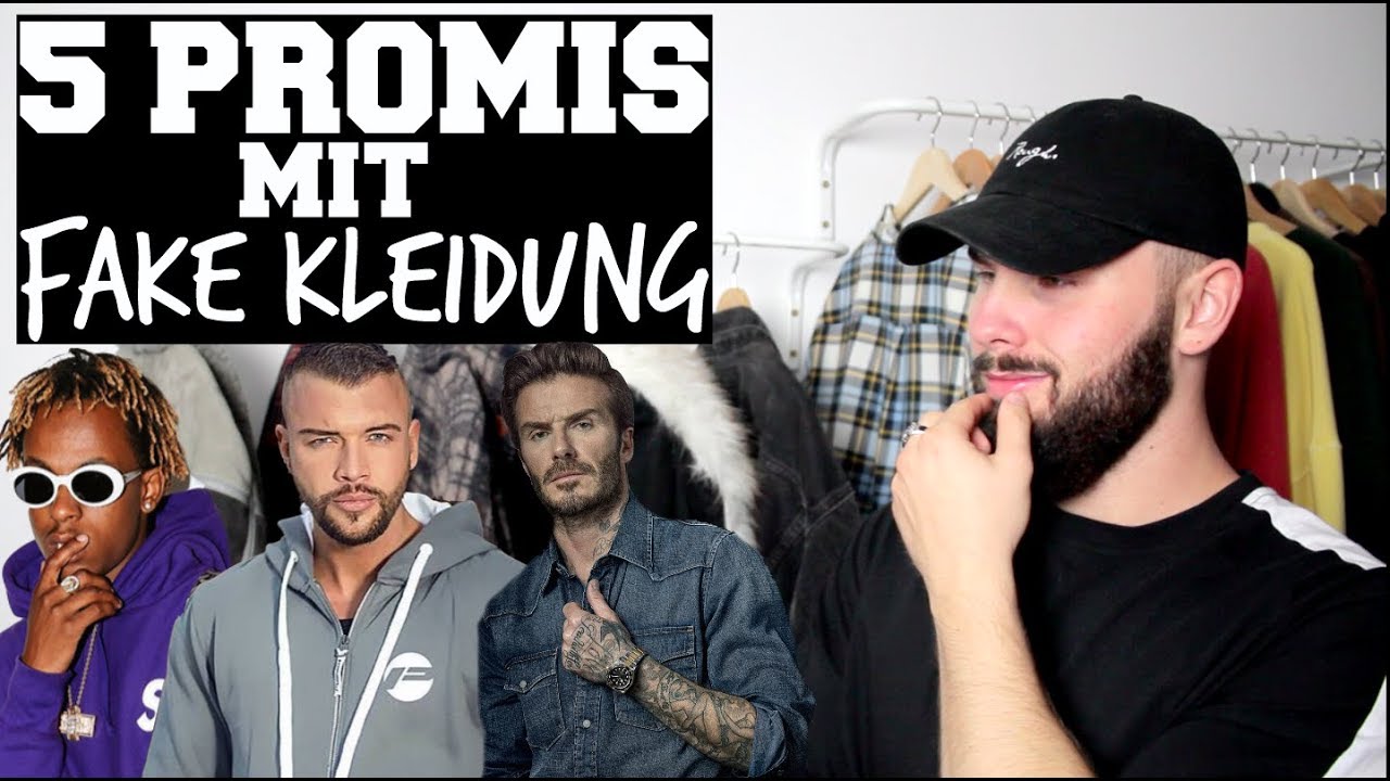 5 PROMIS MIT FAKE KLAMOTTEN | Saint Moré - YouTube
