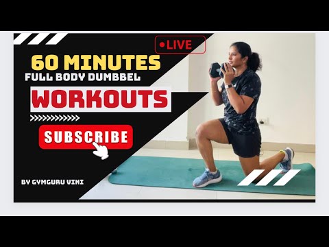 Gymguru vini is live FULL BODY WORKOUT AT HOME🔥💯🥵#youtube #fitmoms # ...