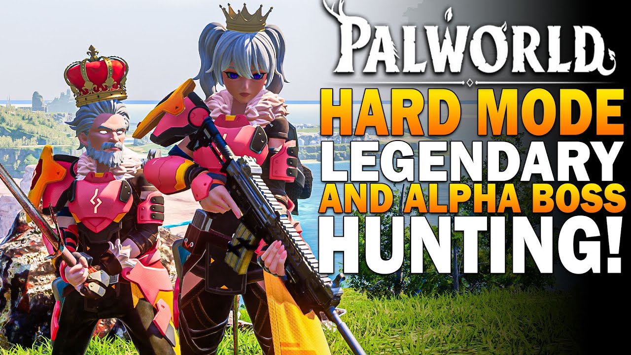 Palworld Hard Mode Gameplay! Legendary & Alpha Boss Hunting For Perfect ...