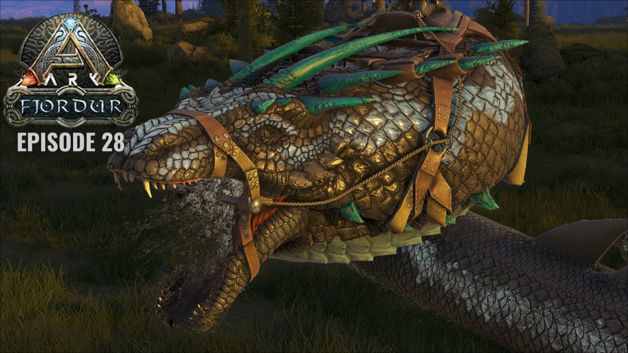 TAMING THE WORLD SNAKE!!! - Ark Fjordur Ep 28 - YouTube