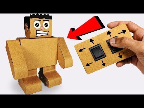 How to make Walking ROBOT from cardboard Easy Science Project DIY at Home I DIY & Science Tech ...