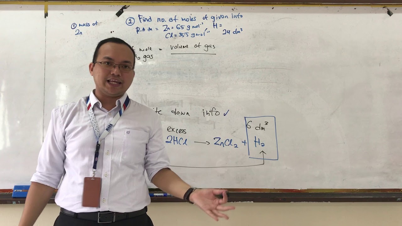 [Part 2] Chemistry Form 4 - Chapter 3 - 3.4 - Solving Numerical ...