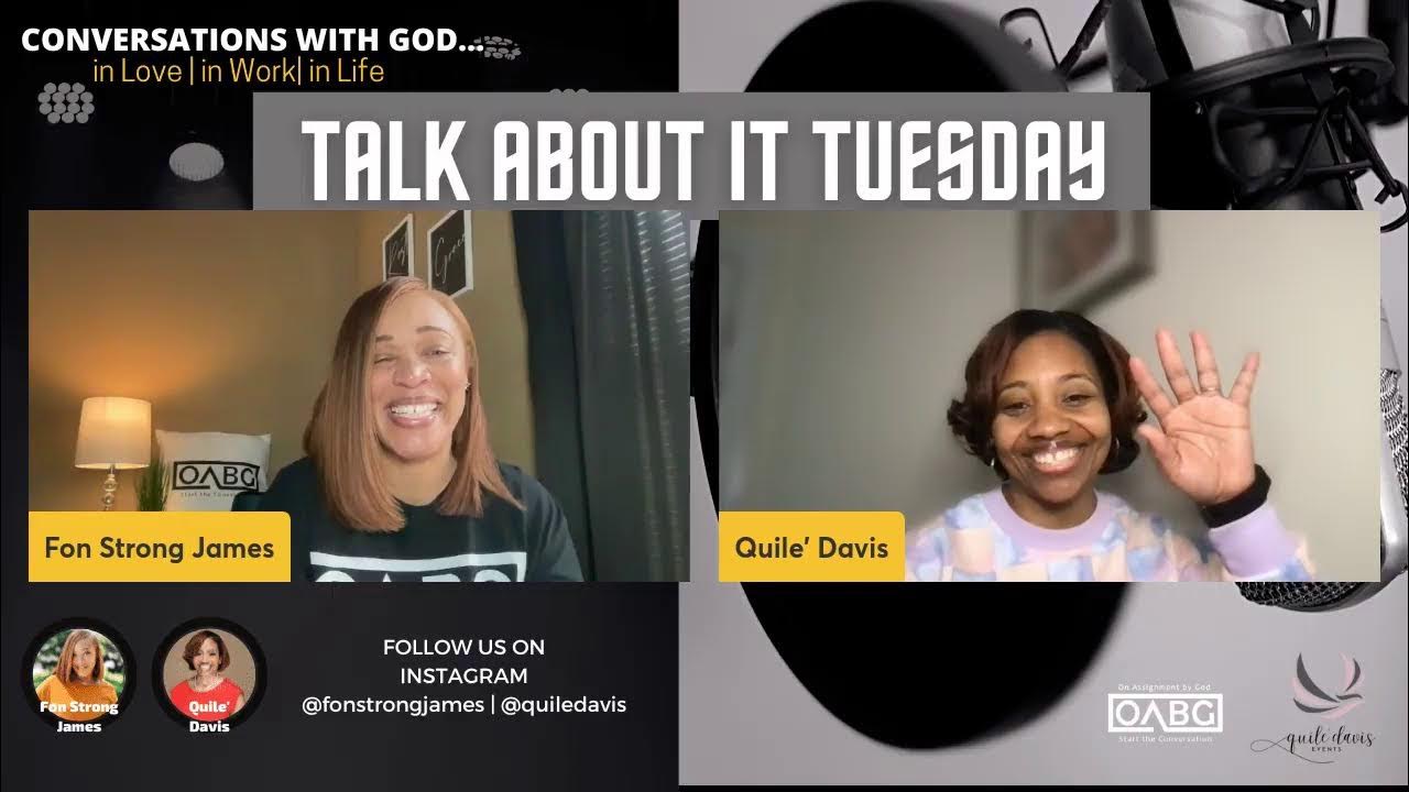 Talk About It Tuesday: THE START! - YouTube