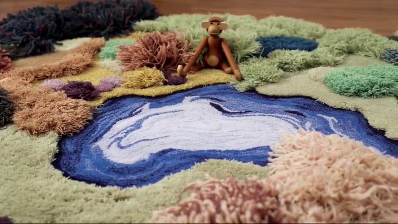 Warmly Home Handmade Forest Carpet with Creative Design Home Decorating ...