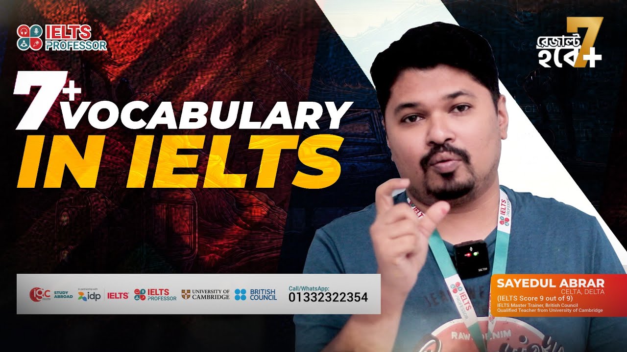 ielts 7 vocabulary || IELTS PROFESSOR - YouTube