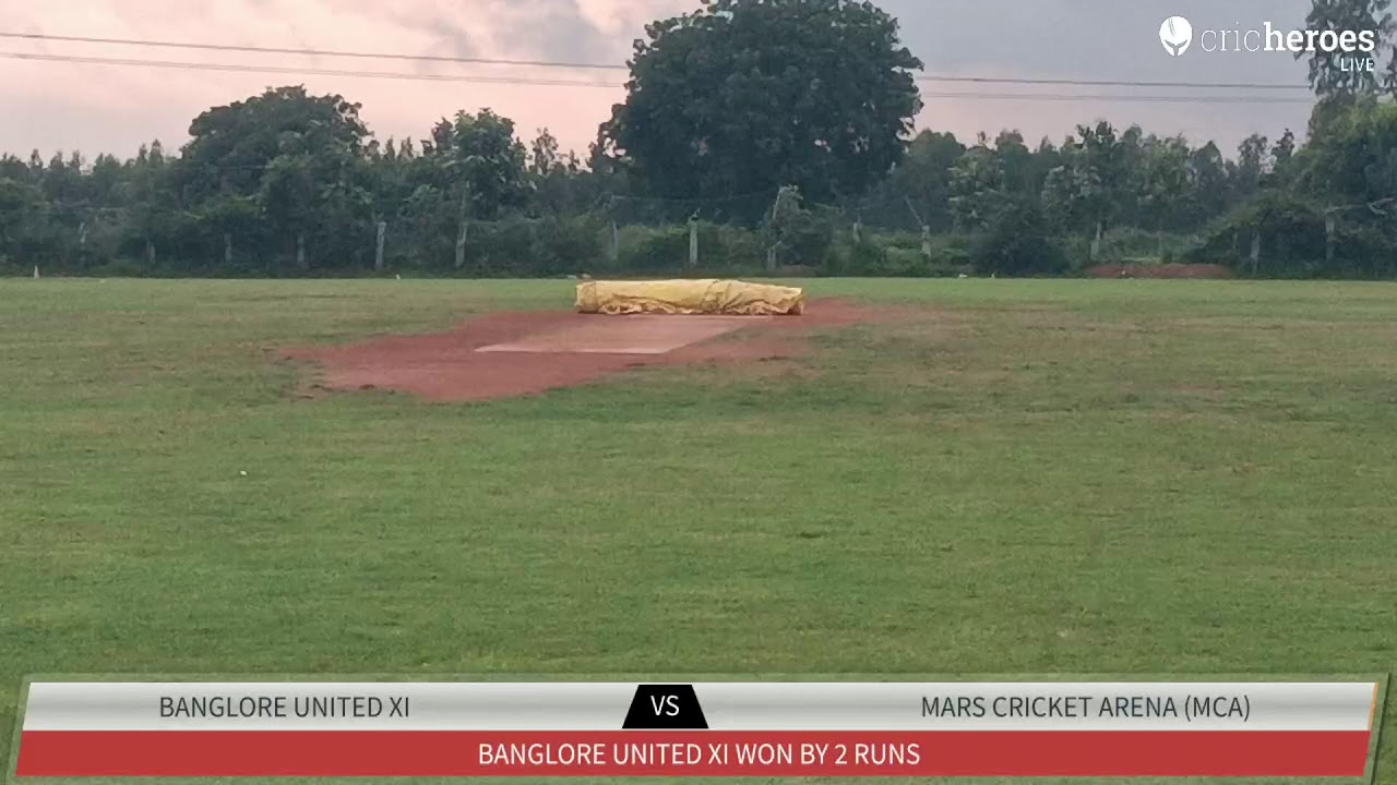 Banglore United XI vs Mars Cricket Arena (MCA) Live Cricket Match | One ...