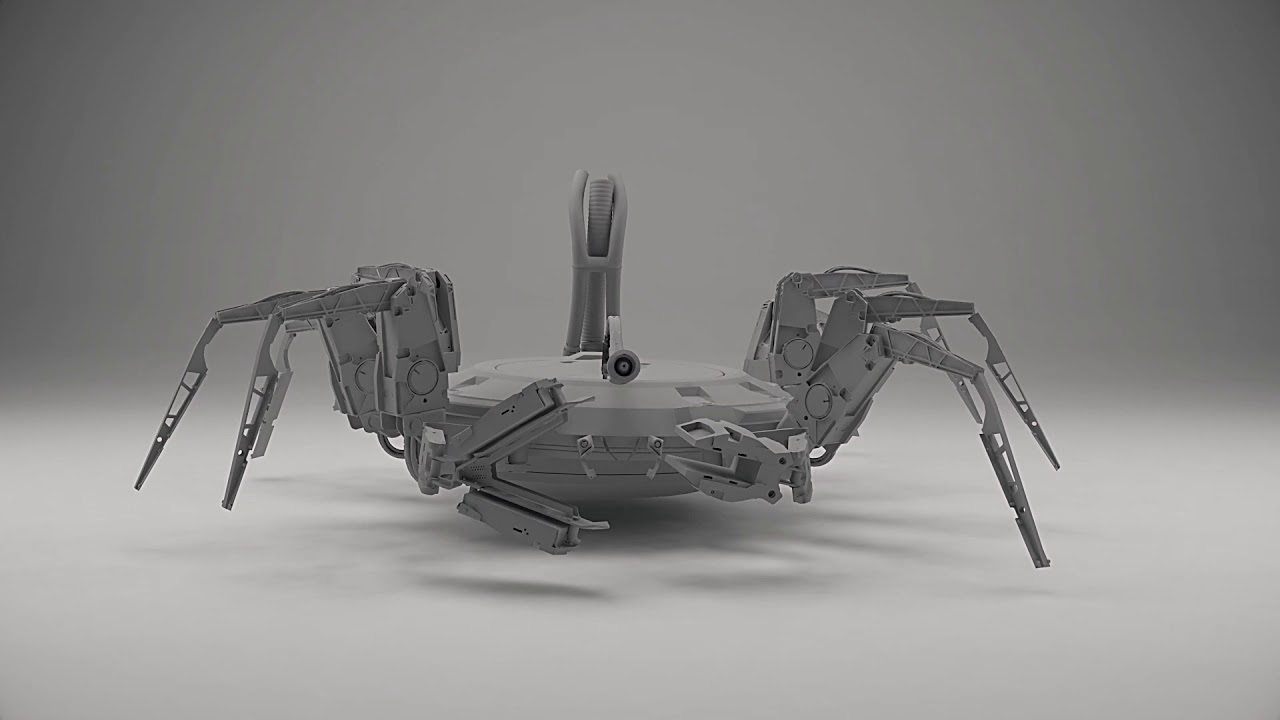 Crab robot 360 - YouTube