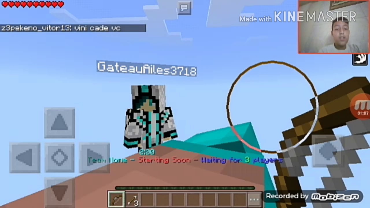 JOGANDO MINECRAFT COM FACE CAN! - YouTube