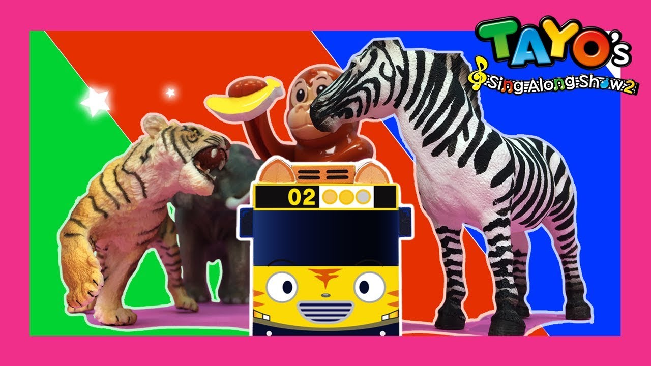 Tayo a safari adventure l Visit the zoo and safari! l Tayo's Sing Along ...