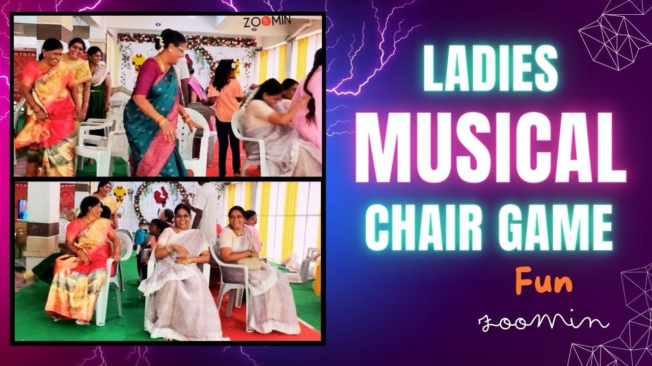 Ladies Musical Chair Fun Game Fun Zoomin - YouTube