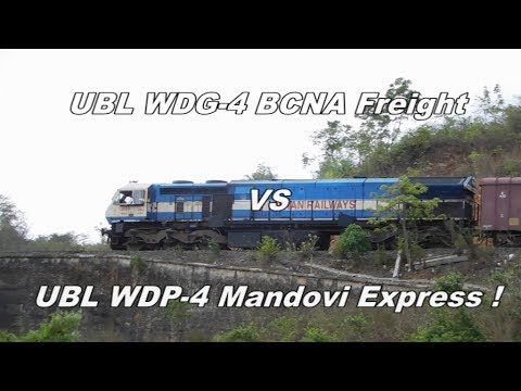[WDG-4 VS WDP-4] Sensational & astonishing view of EMD Rail Locomotive ...