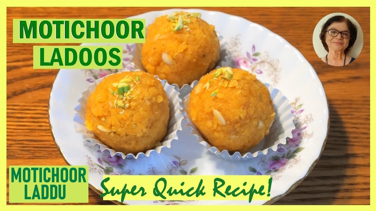 Ready in minutes, QUICKEST motichoor ladoo recipe / Quick, easy ...