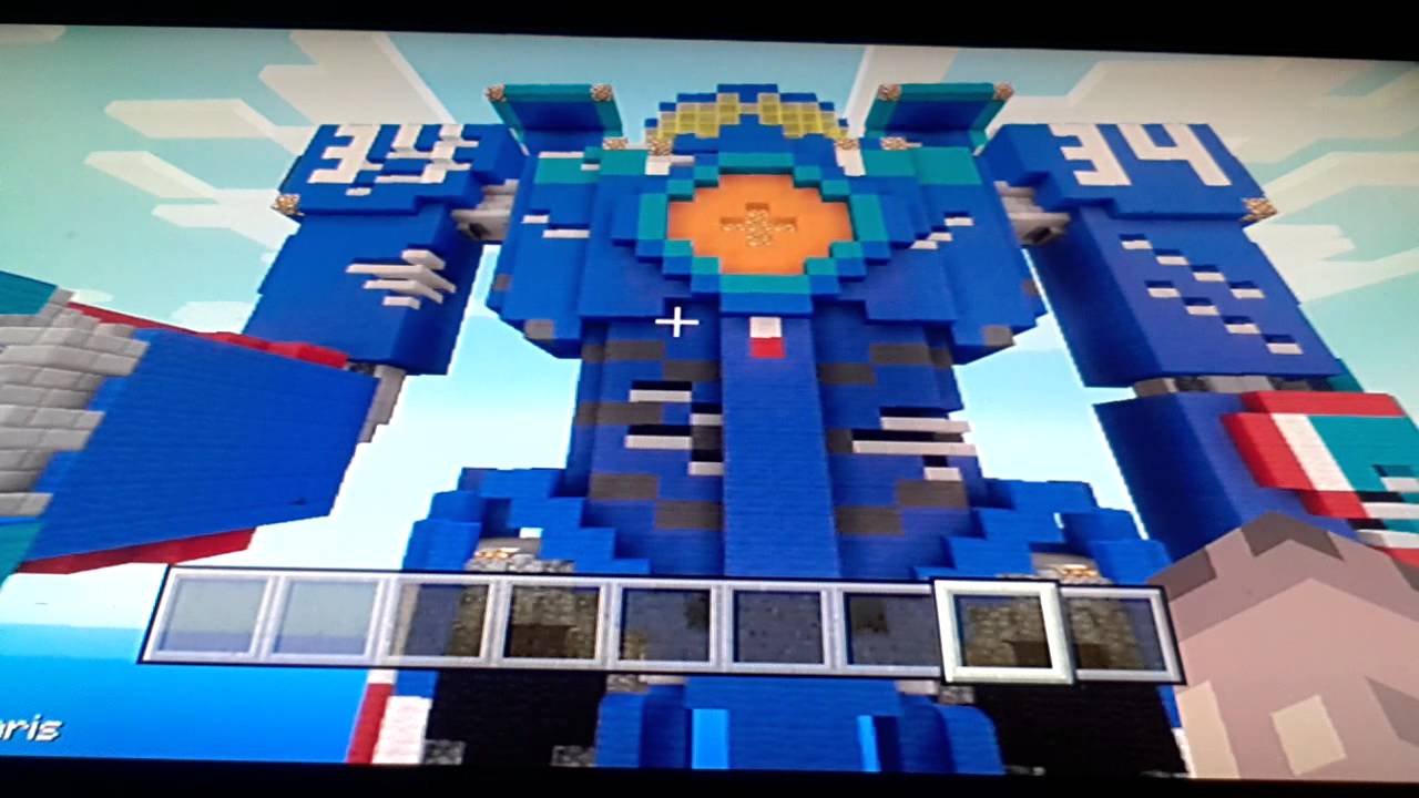 Minecraft Pacific rim battle damaged gipsy danger - YouTube