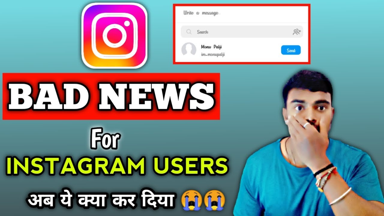 Bad update 😭 for instagram users | Instagram add story option not ...