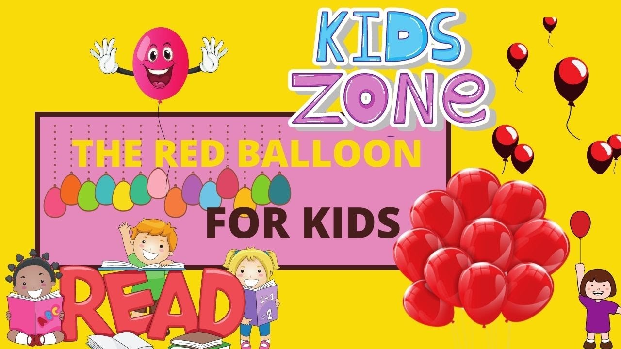 The red balloon Small Story for kids || The red balloon Small Story for ...