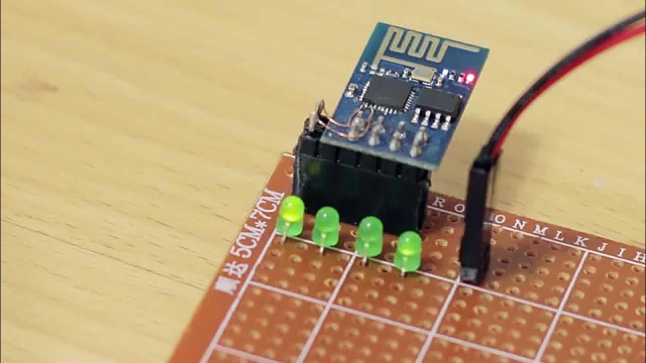 How to add more GPIOs to ESP8266 (ESP-01) - YouTube