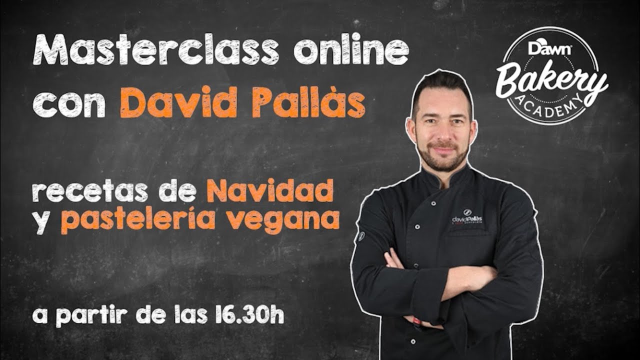 2ª Masterclass online de pastelería con David Pallàs - YouTube