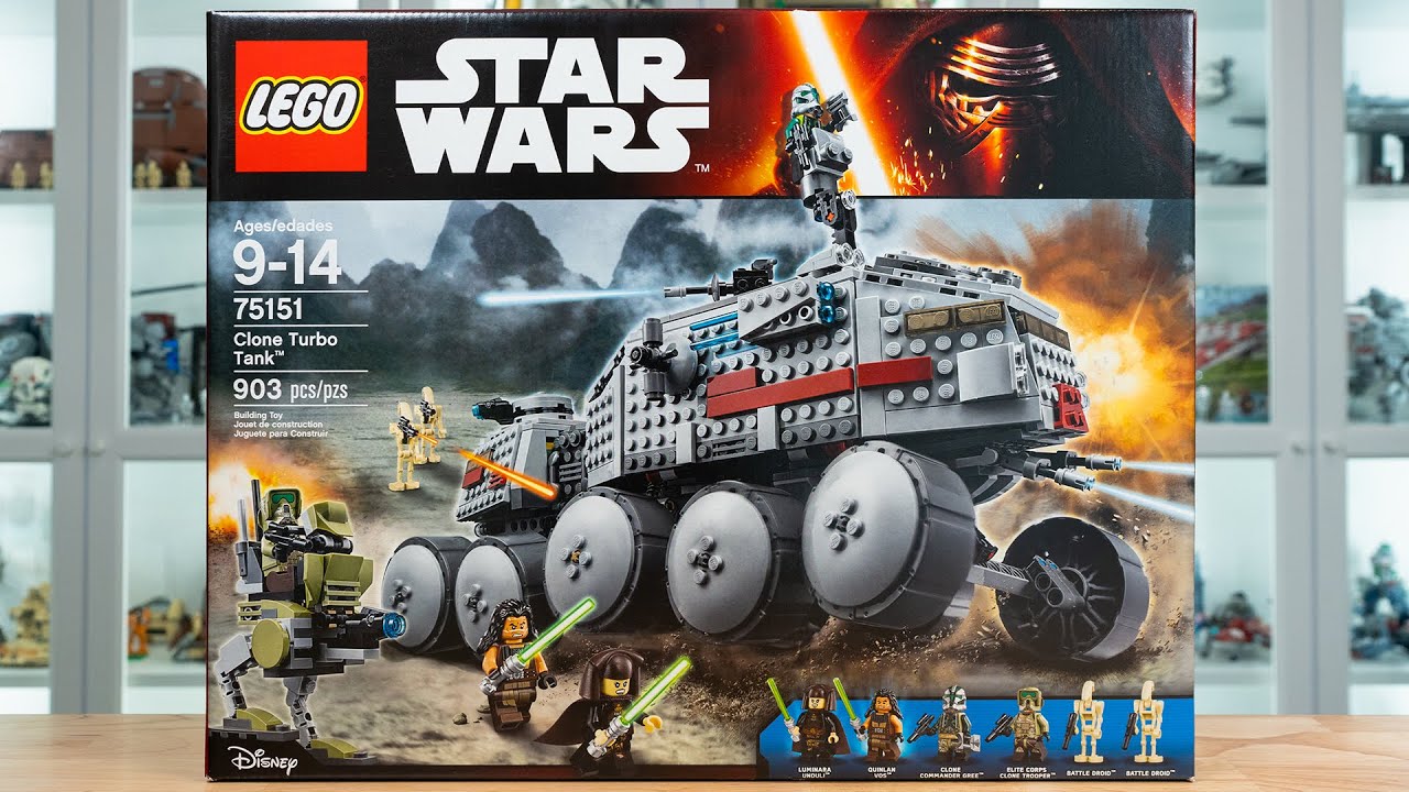 LEGO Star Wars 75151 CLONE TURBO TANK Review! (2016) - YouTube