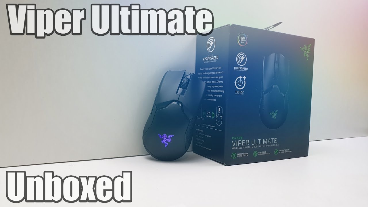 Razer Viper ultimate: unboxed - YouTube