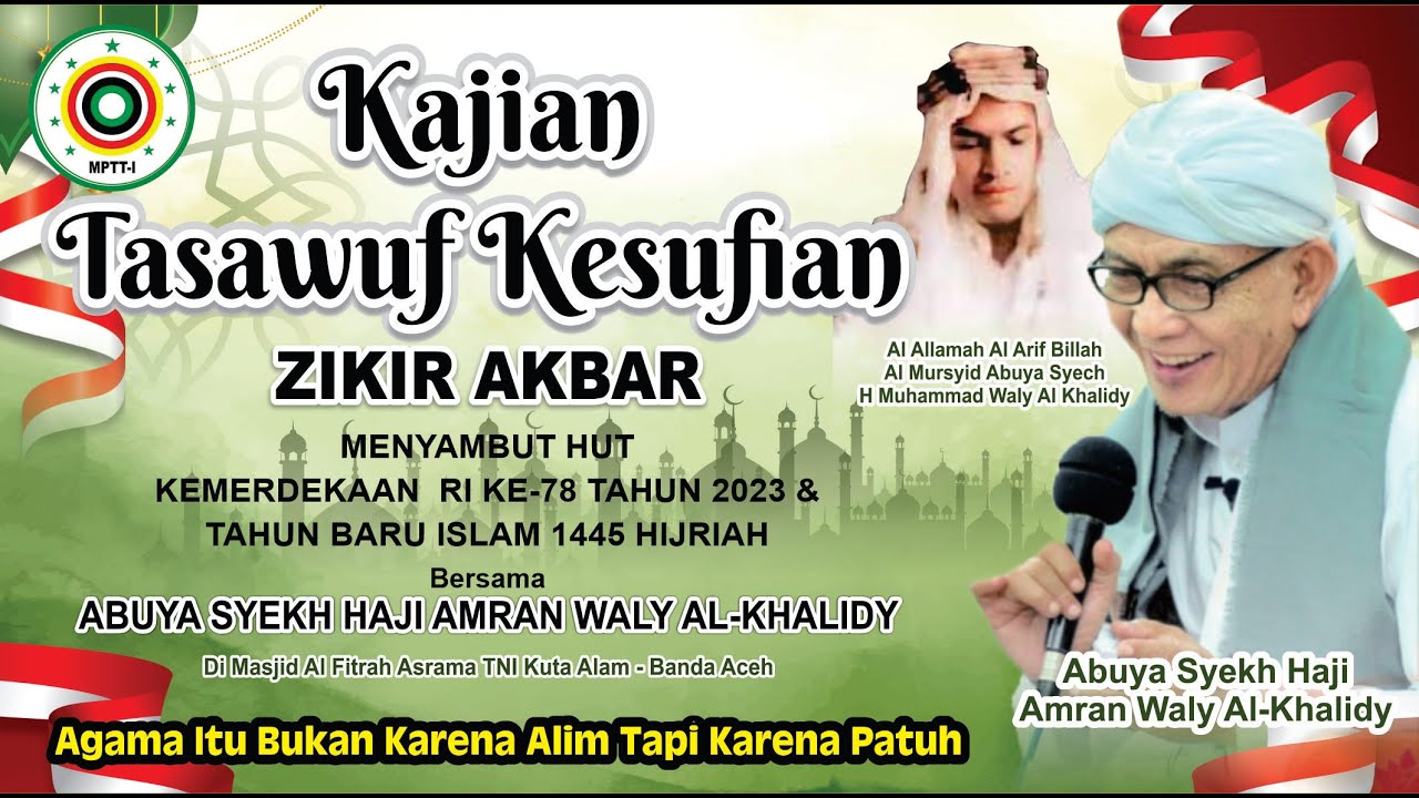 Kajian Tasawuf Kesufian di Kuta Alam - ABUYA SYEKH HAJI AMRAN WALY AL ...