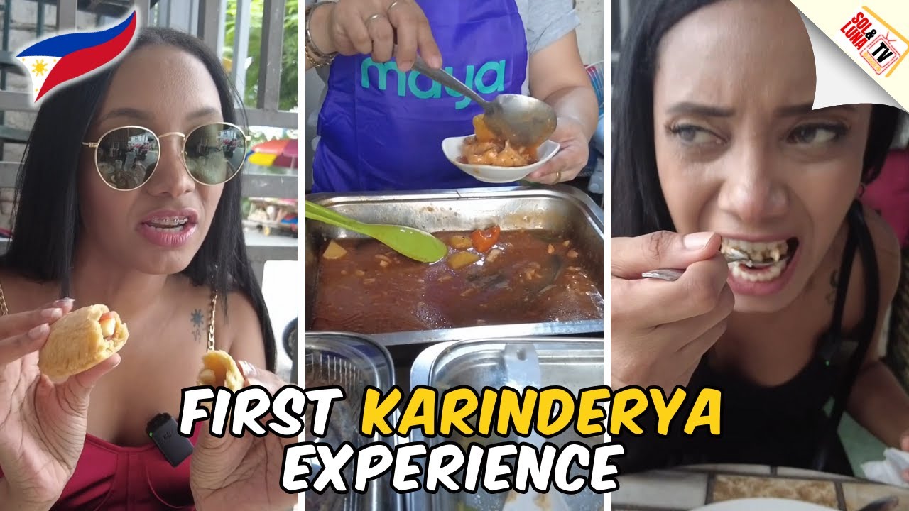 Latinas in the Philippines 🇵🇭 First Time Trying Carinderia Karinderya ...