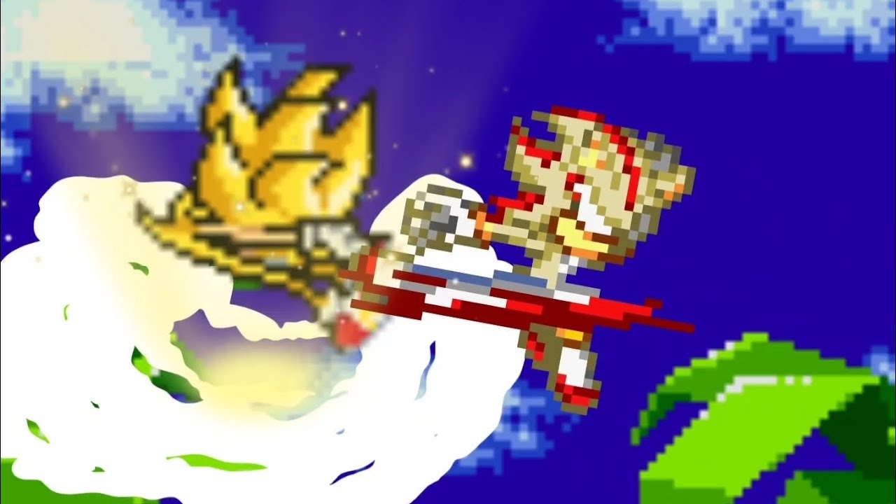 Sonic is flying through the aiiiir - Sonic Sprite Memes - YouTube