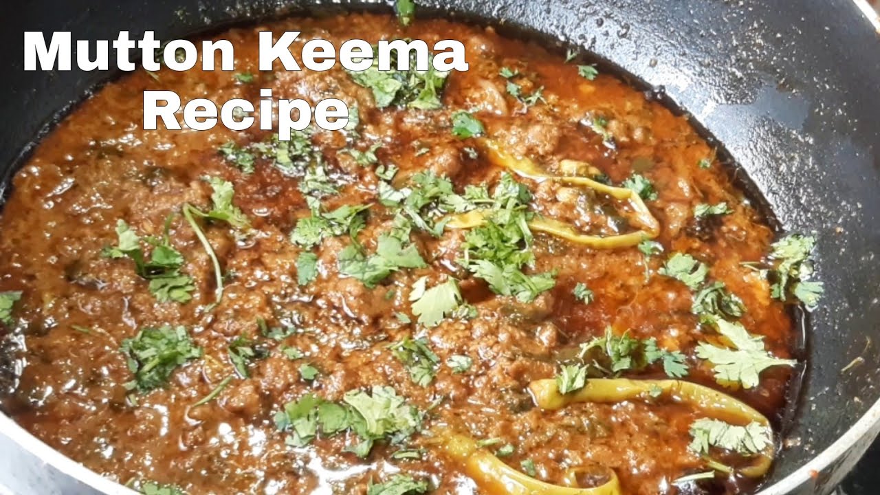 Mutton keema Recipe|Syed firdos ali recipes - YouTube